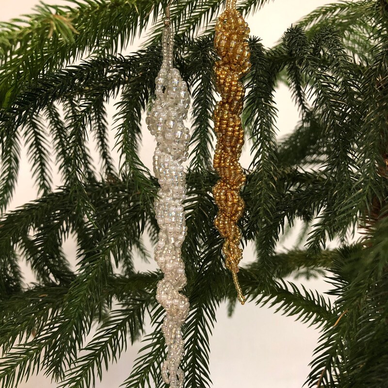 Icicle Beaded Tutorial - Etsy