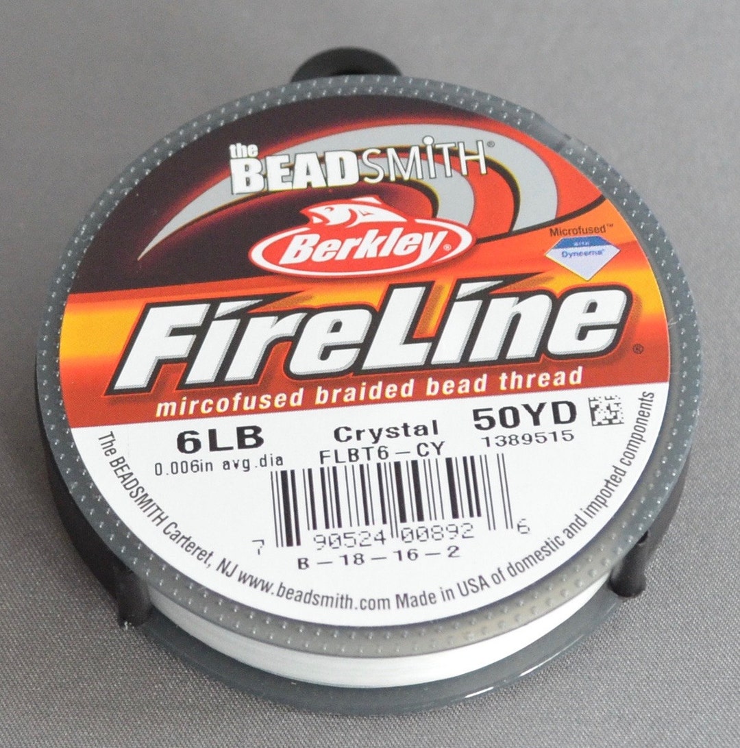 Fireline Crystal Color 6 Lb. 50 Yard Spool - Etsy