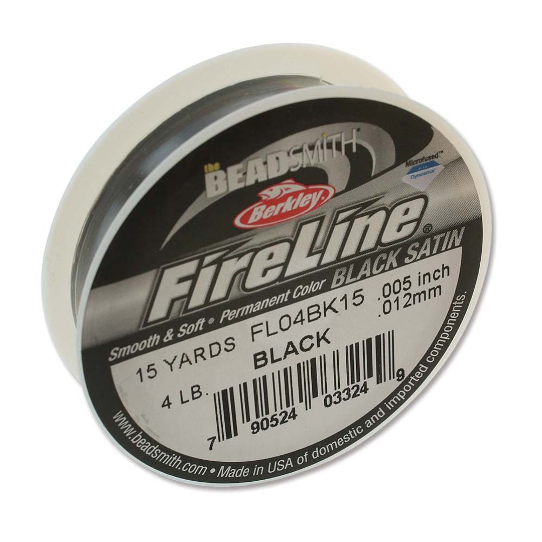 Fireline Satin Black Color 4 Lb. 50 Yard Spool - Etsy