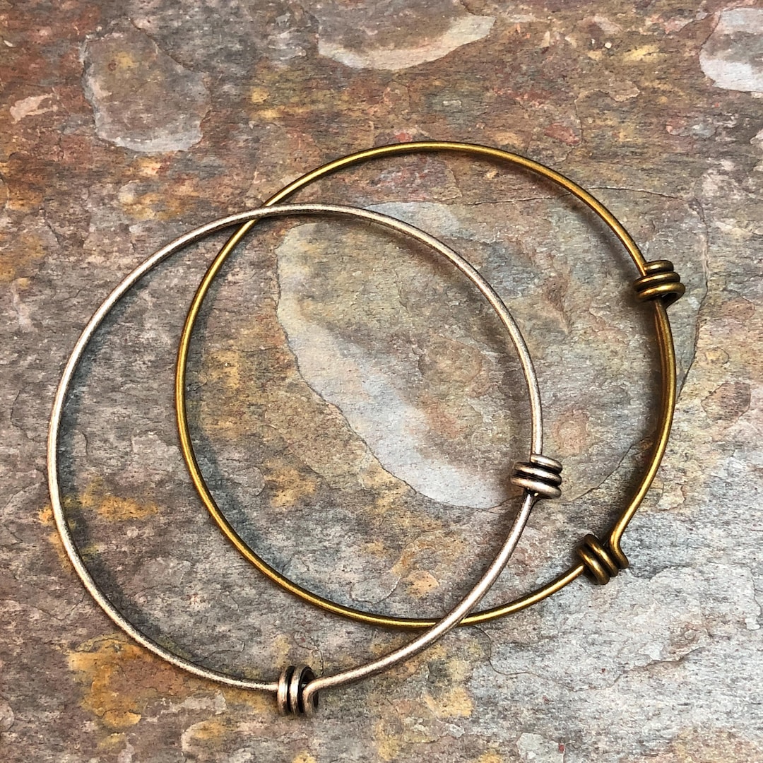 Adjustable Heavy Duty Wire Bangle (double Style) Available in 2 ...