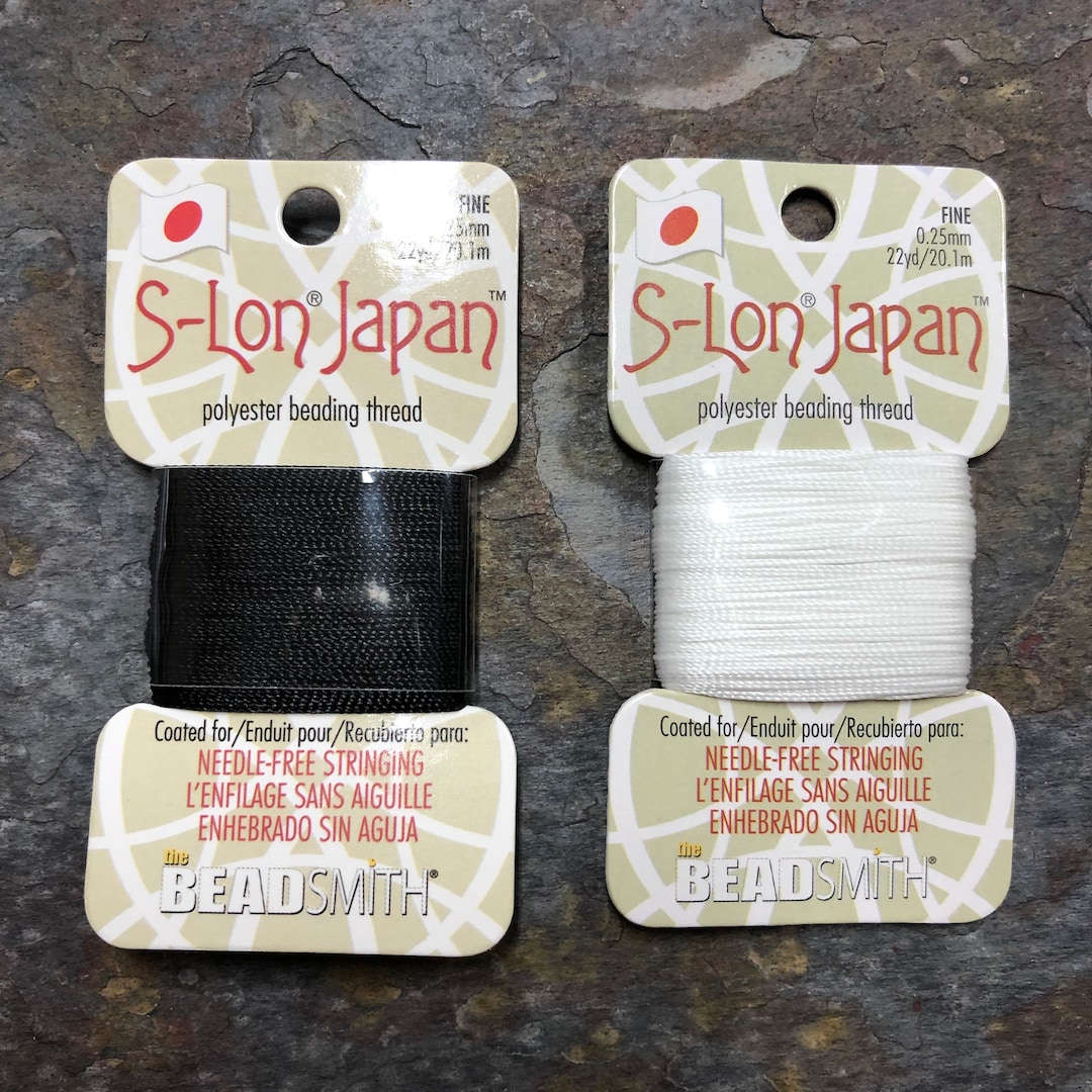 S-lon Japan Polyester Beading Thread Fine 0.25 Mm - Etsy