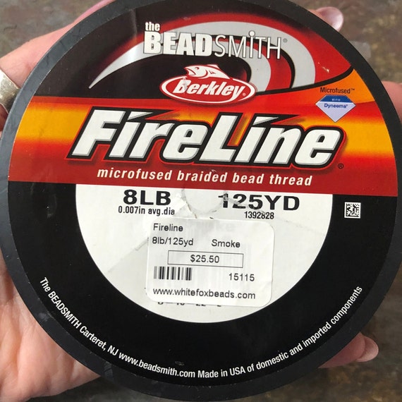 Fireline Smoke Color 8 Lb. 125 Yard Spool - Etsy