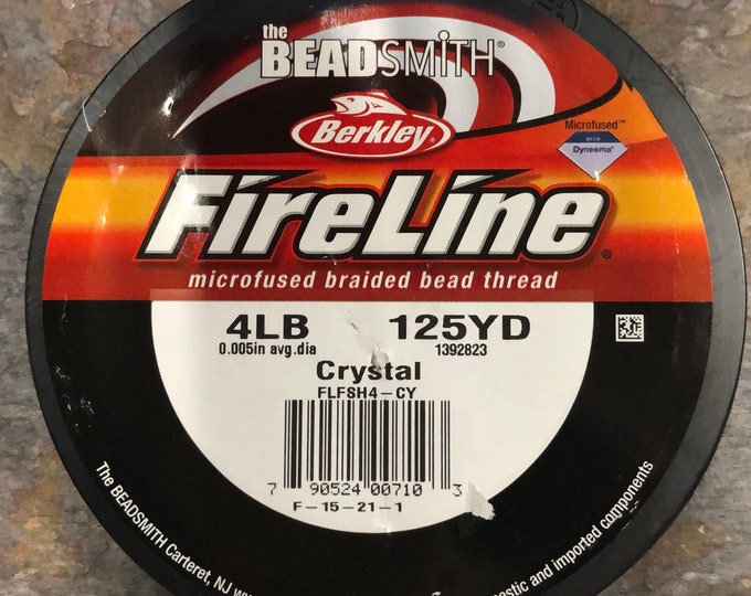 Fireline Crystal Color 4 Lb. 125 Yard Spool - Etsy
