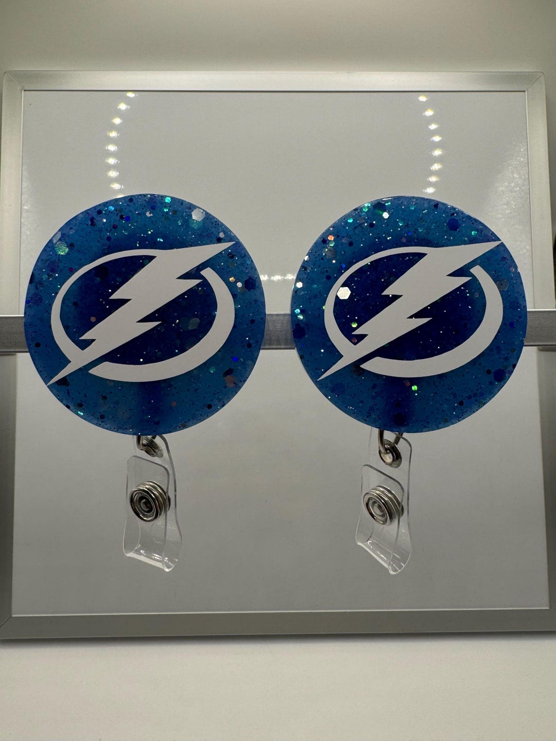 Tampa Bay Lightning Badge Reel, Bolts Badge Reel, Gobolts, Lightning ...