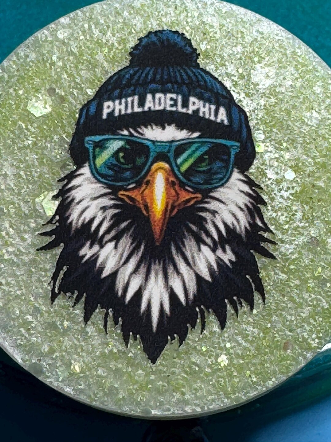 Philadelphia Eagles Inspired Super Bowl LIX Victory Badge Reel – Epoxy ...