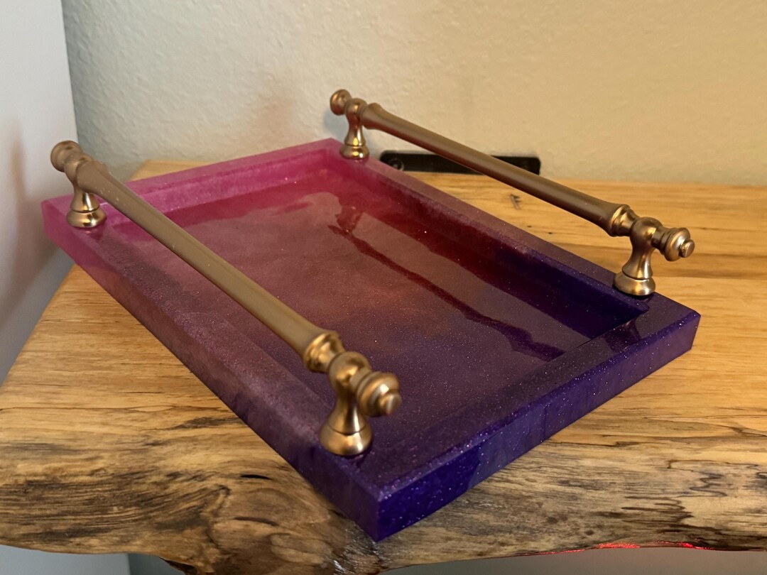 Small Vanity Tray With Handles 10x7 - Etsy