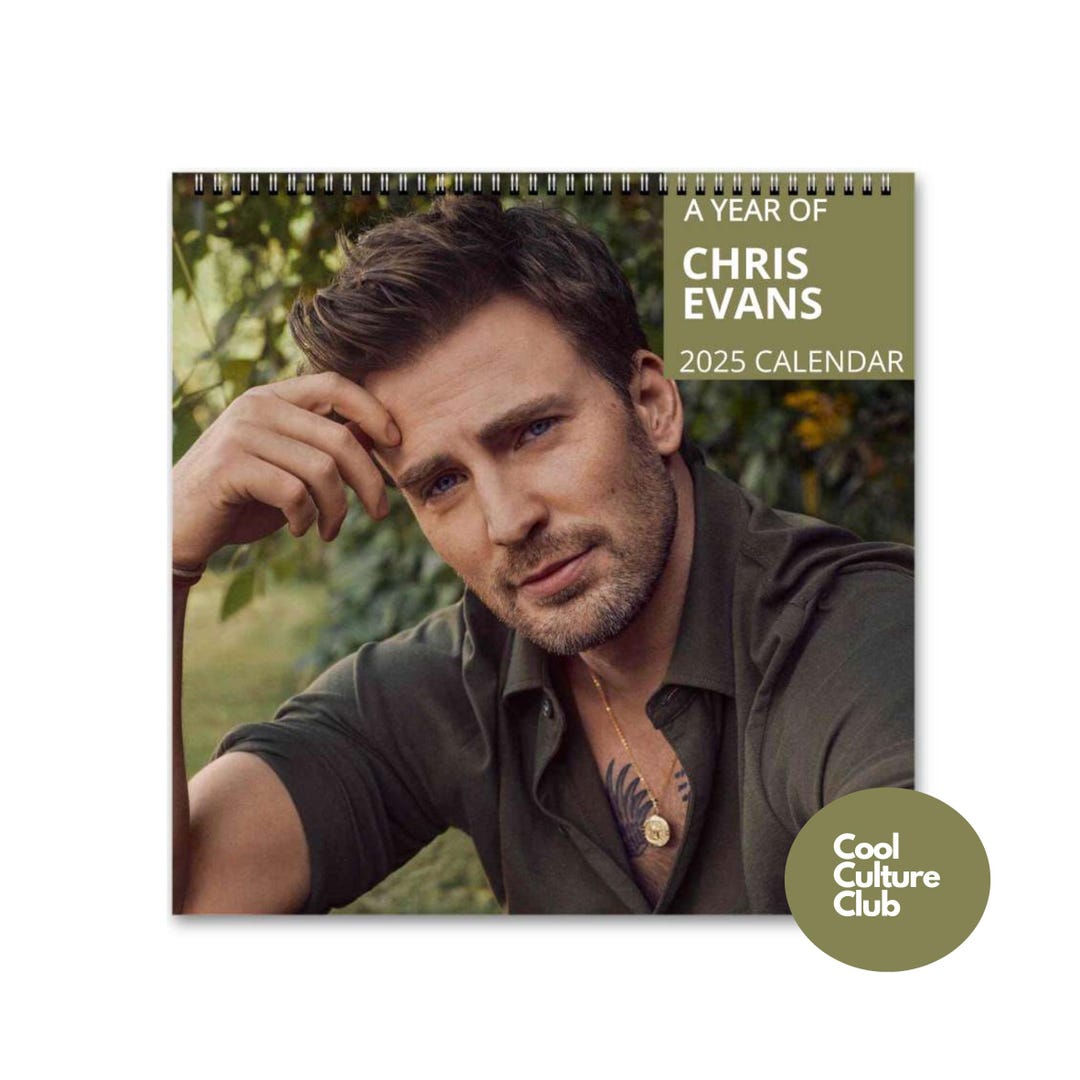 Chris Evans Calendar Vol.1 - 2025 Calendar, Wall Calendar 2025, Planner ...
