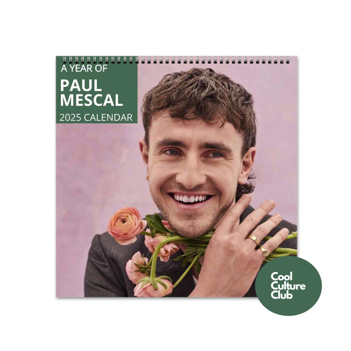 Paul Mescal Calendar Vol.1 2025 Calendar, Wall Calendar 2025, Planner ...