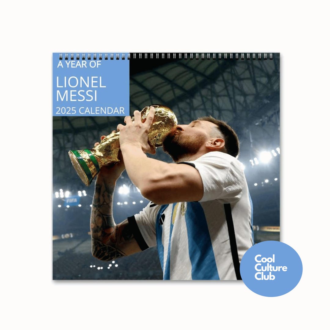Lionel Messi Calendar Vol.1 2025 Calendar, Wall Calendar 2025, Planner ...