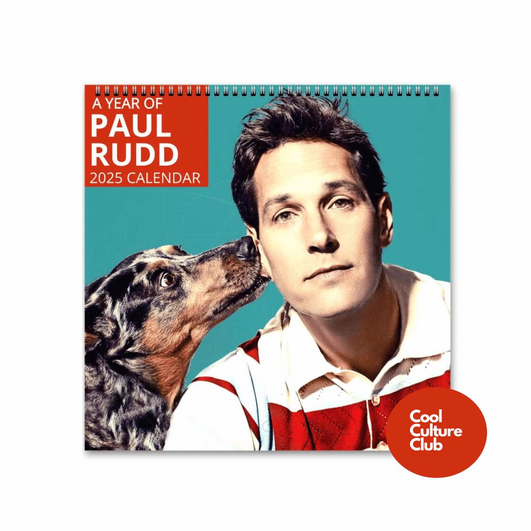 Paul Rudd Calendar Vol.1 - 2025 Calendar, Wall Calendar 2025, Planner ...