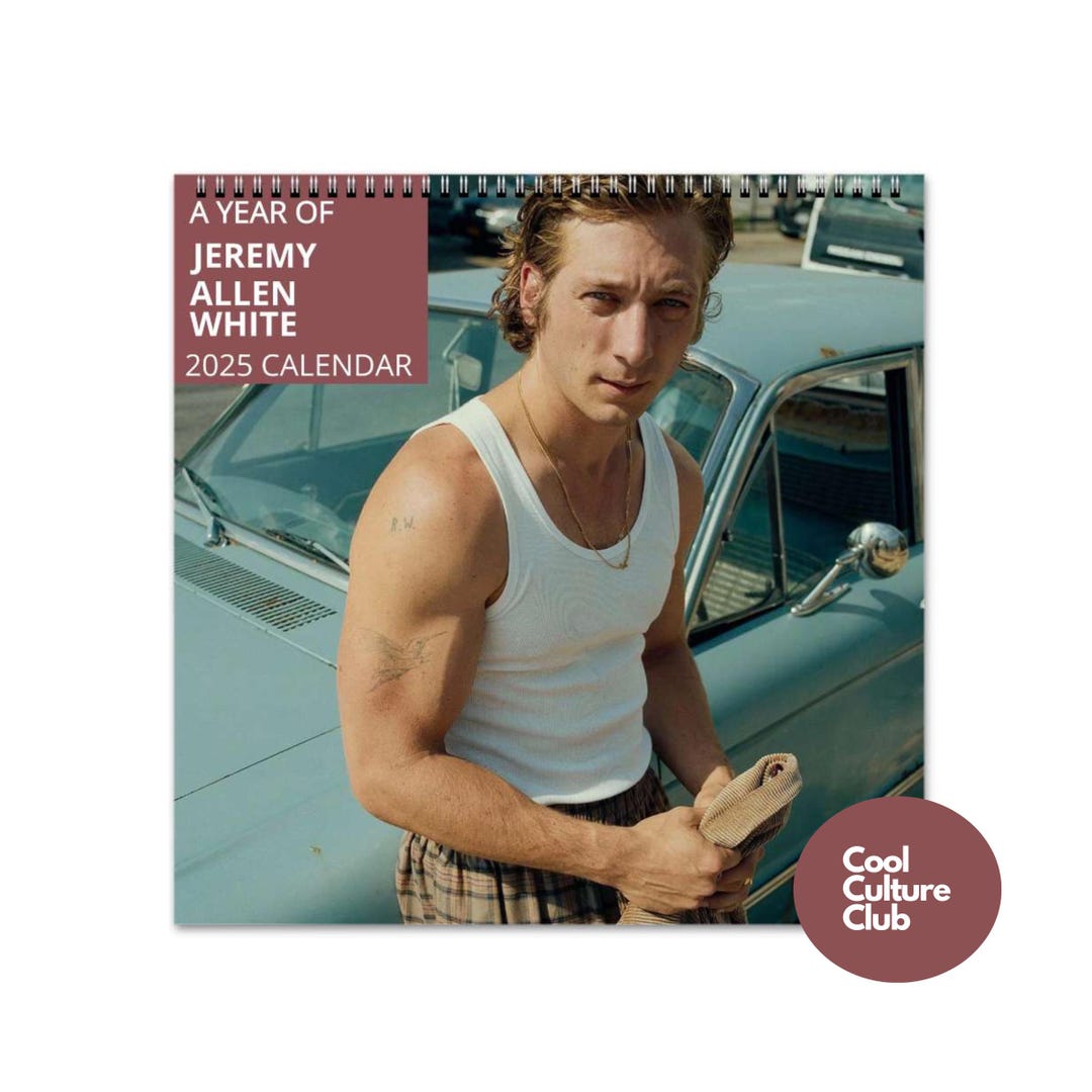 Jeremy Allen White Calendar Vol.1 - 2025 Calendar, Wall Calendar 2025 ...