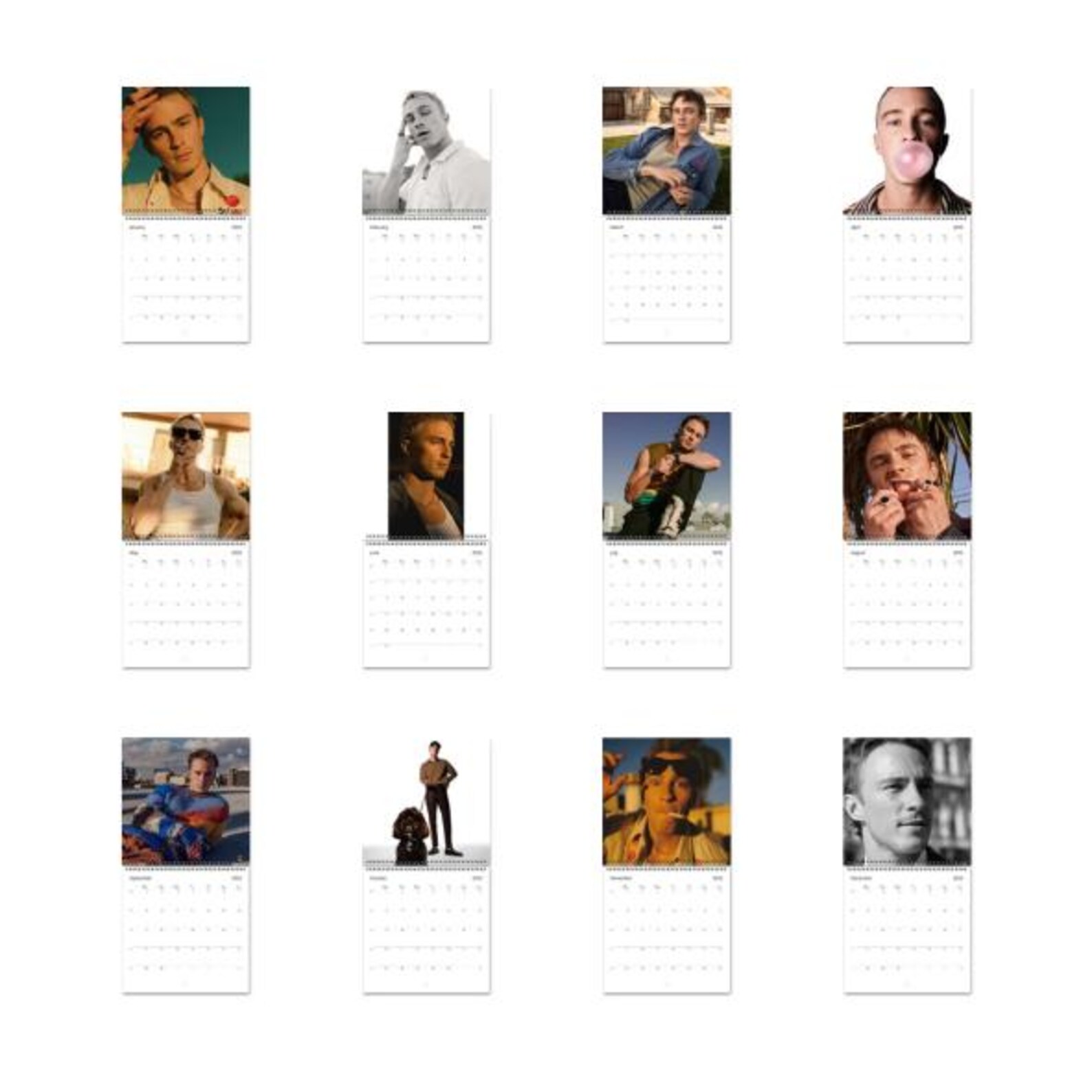 Drew Starkey Calendar Vol.1 2025 Calendar, Wall Calendar 2025, Planner ...