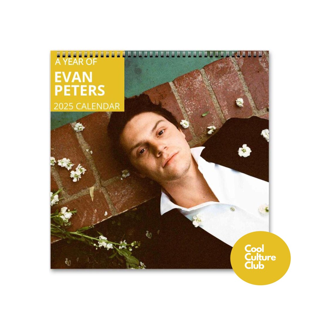 Evan Peters Calendar Vol.1 - 2025 Calendar, Wall Calendar 2025, Planner ...