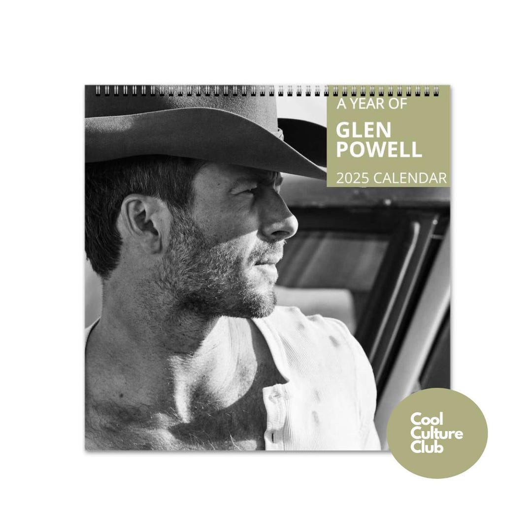 Glen Powell Calendar Vol.3 - 2025 Calendar, Wall Calendar 2025, Planner ...