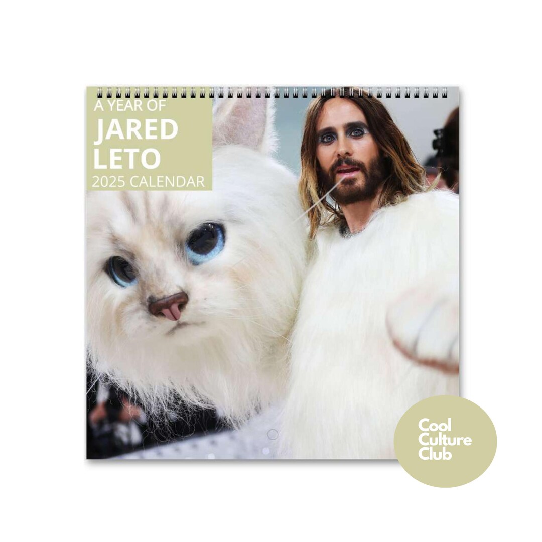 Jared Leto Vol.1 - 2025 Calendar, Wall Calendar 2025, Planner 2025 ...