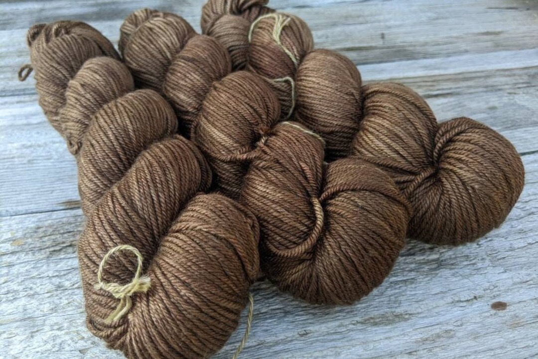 Russet 231 Yards DK 50/50 Merino/silk Yarn - Etsy