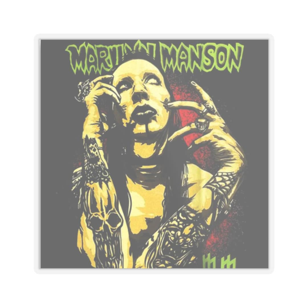 Marilyn Manson Sticker - Etsy