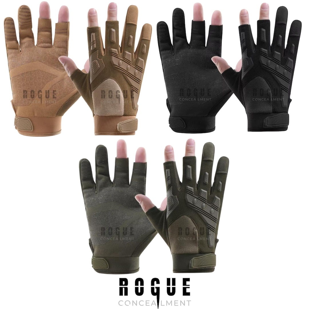 Rogue Tactical Fingerless Gloves: Combat, Hunting, Airsoft Gear - Etsy