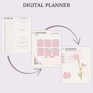 Digital Planner Dated, iPad & Android Planner, Goodnotes Planner ...