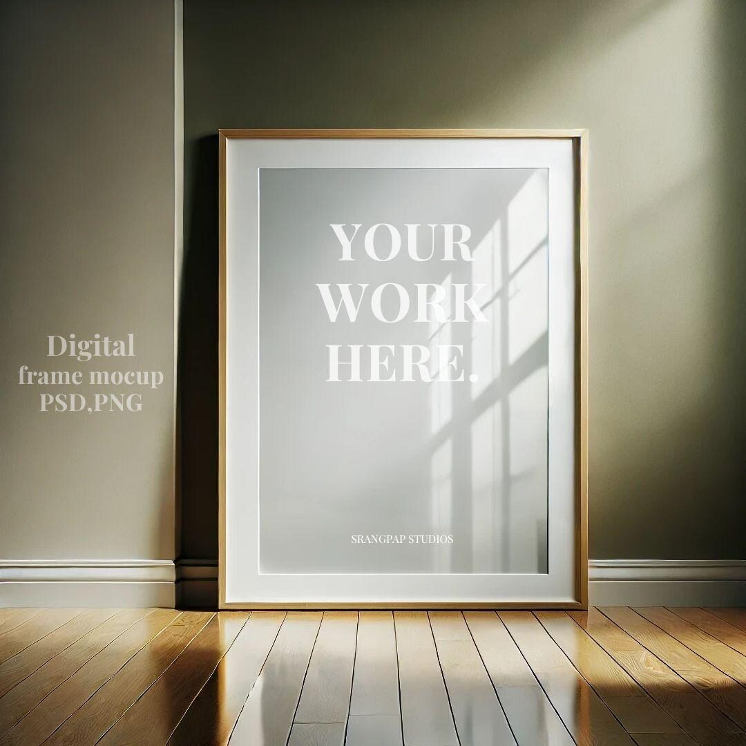 Frame Mocup Frame Mockup Digital Frame Mockupblank Framevertica Frame ...