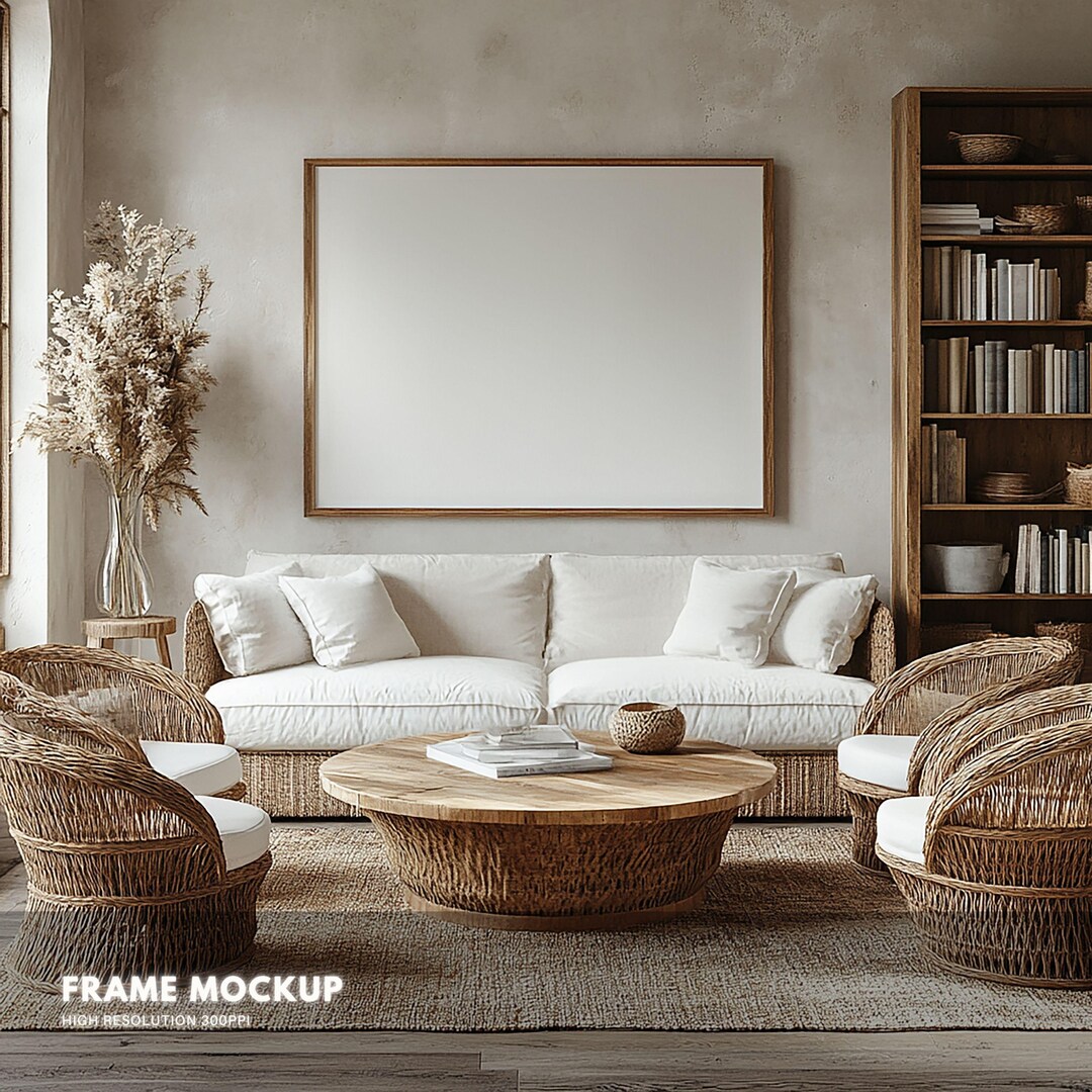 Frame Mockup, Horizon Frame Mockup, Interior Frame Mockup, Digital ...