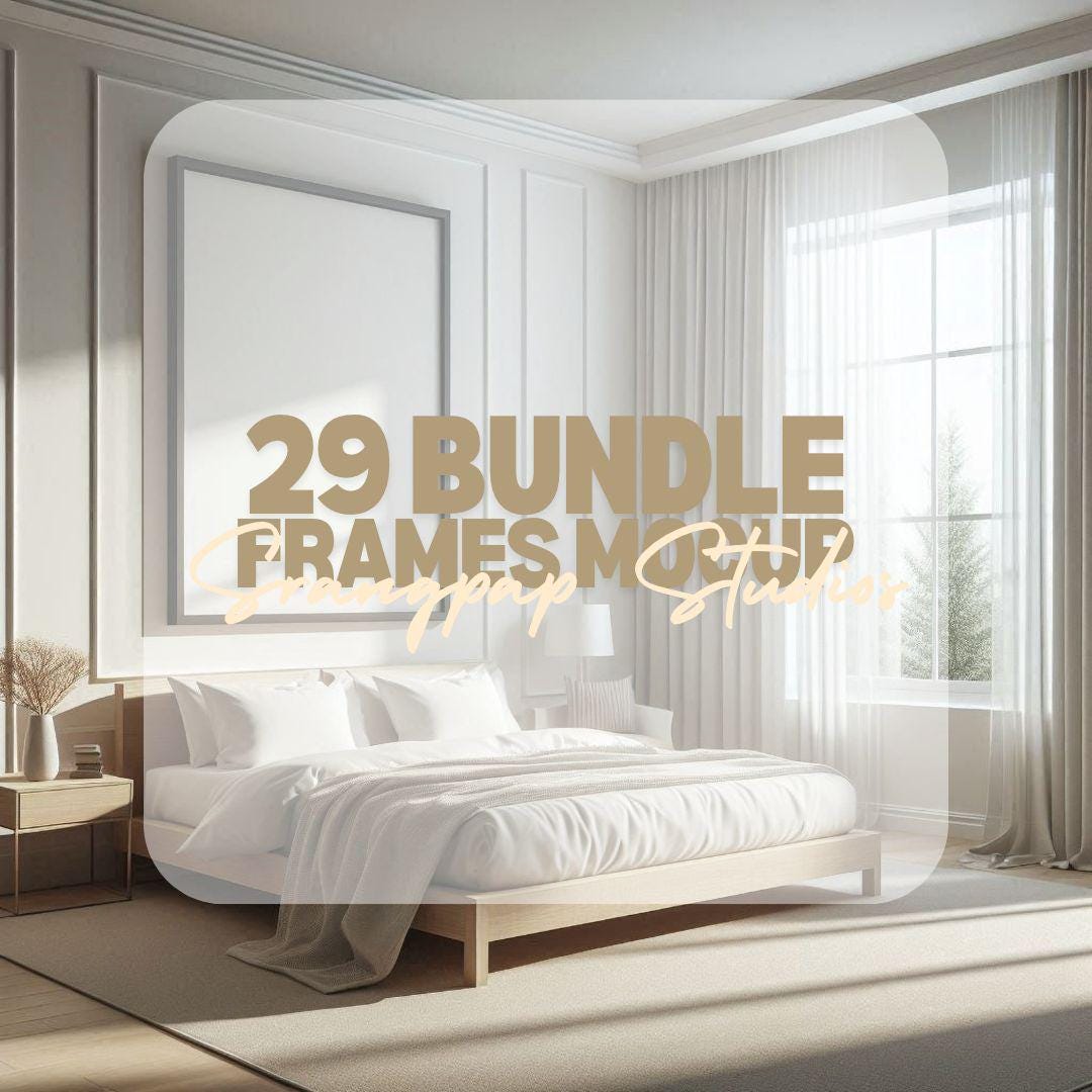 29 Frames Bundle, Frame Artful, Mockup Frames Bundle,frames Png, Frame ...