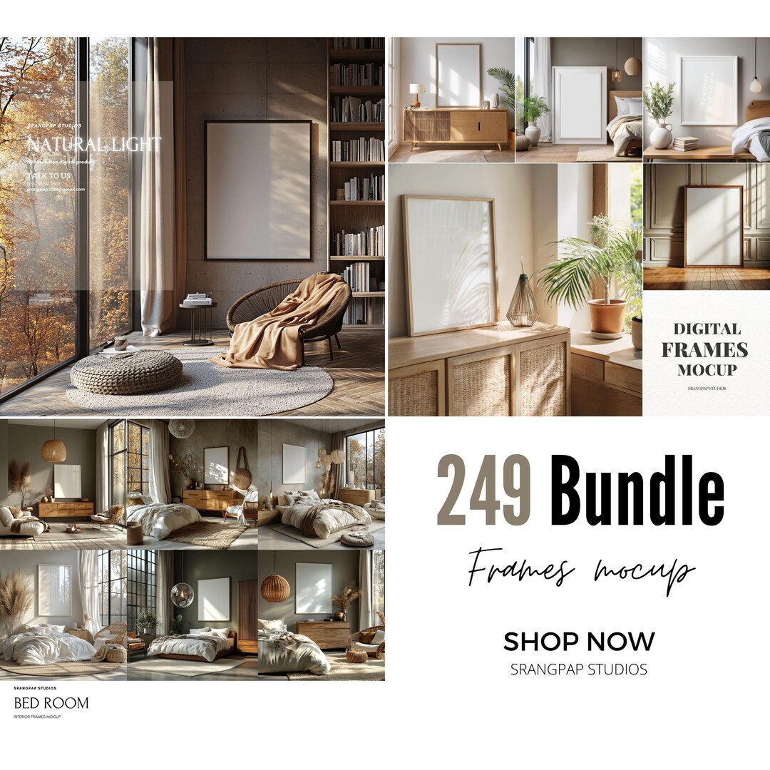 249 Bundle Frame, Frame Art, Mockup Frames Bundle, Frames Png, Frame ...