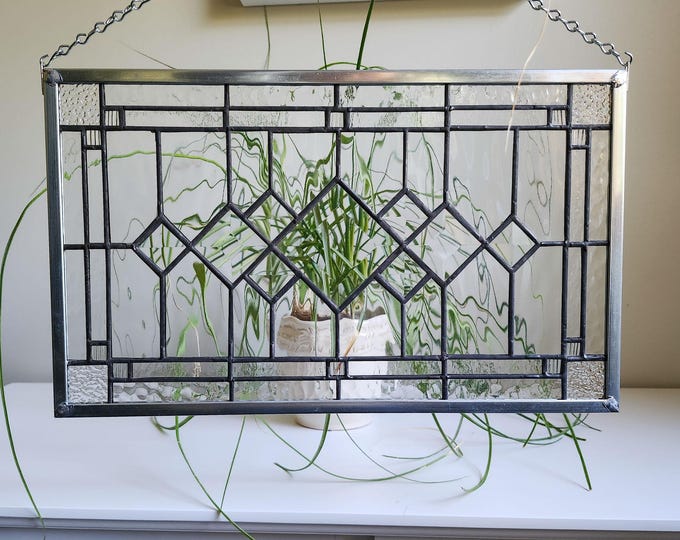 Traditional Medium Sized Stained Glass Panel - Home Decor - Etsy
