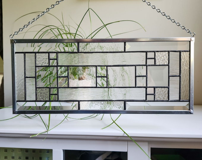 Traditional Medium Sized Stained Glass Panel - Home Decor - Etsy