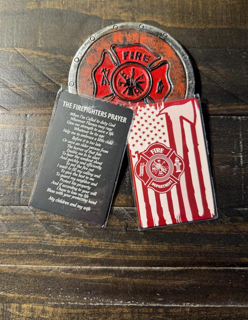Firefighter Prayer Card. - Etsy