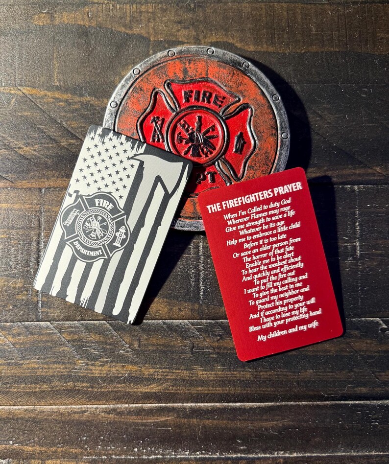 Firefighter Prayer Card. - Etsy