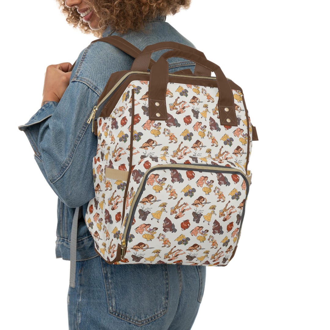 Tarzan Multifunctional Diaper Bag • Jungle Baby Backpack • Gorilla ...