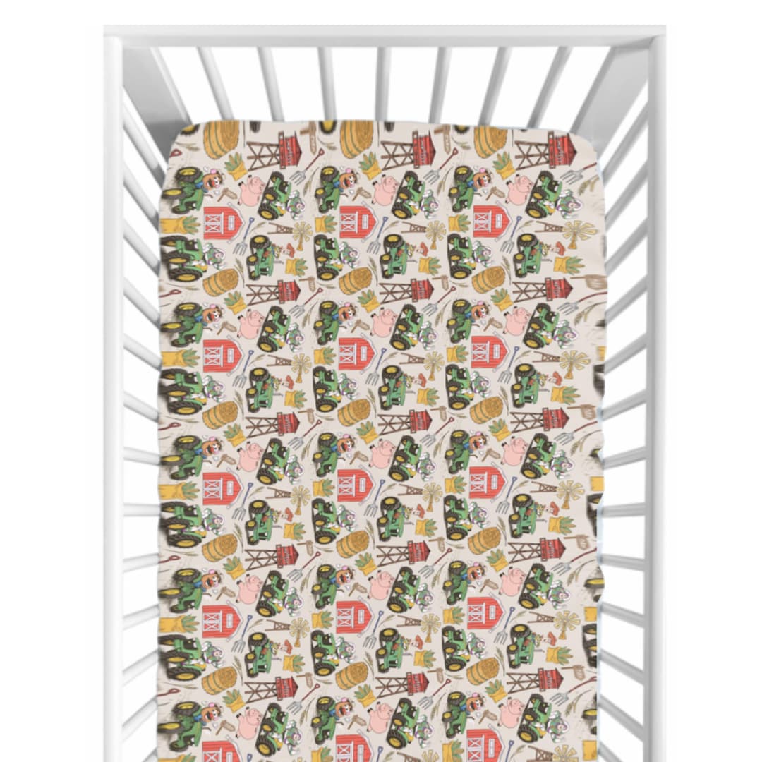 Toy Story Farm Crib Sheet | Pixar Baby Bedding | Toy Story Nursery ...