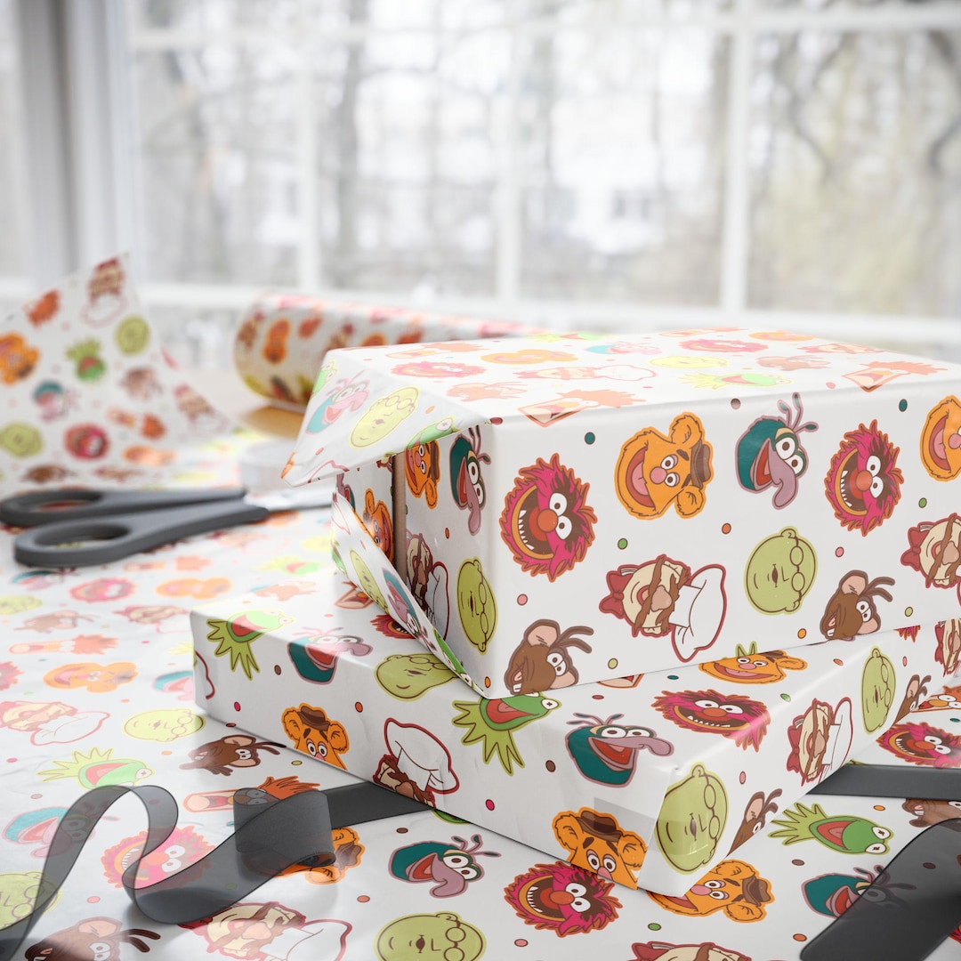 Muppets Gift Wrapping Paper Rolls, 1pc - Etsy