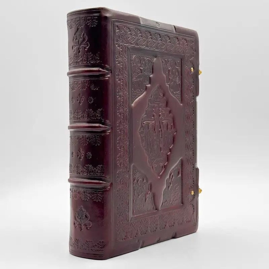 Liturgical Gospel in Church Slavonic in Handmade Leather Binding - Etsy