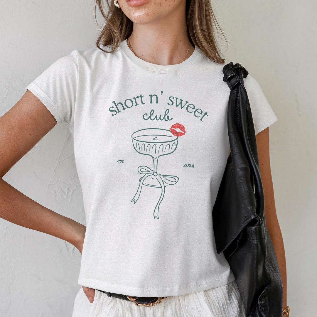 Short N Sweet Baby Tee, Sabrina Carpenter Espresso Inspired Shirt, Dont ...