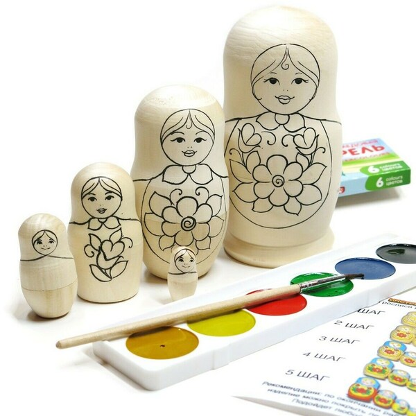 Nesting Doll Set - Etsy