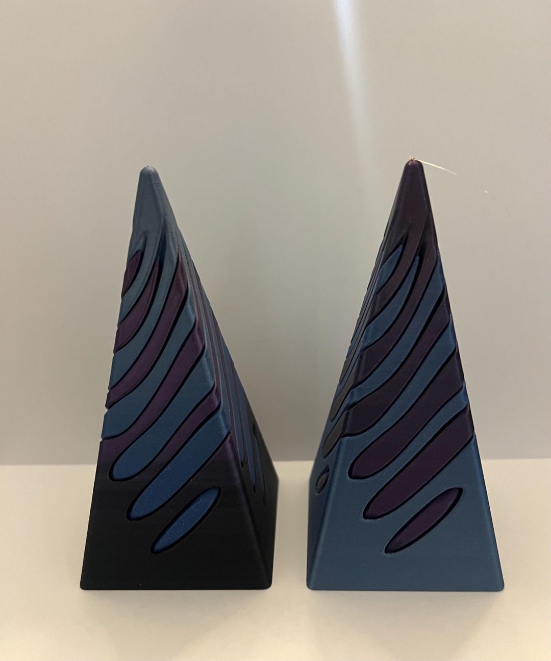 Whispering Vortex Pyramid 3D Printed Fidget & Display Mesmeric Flow - Etsy