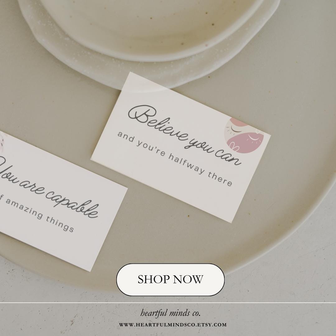 Inspirational Quote Cards, Mindfulness Cards, Inspirational Messages ...