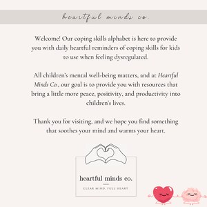 Coping Skills Alphabet Printable Poster Therapy Poster Kids Calm Down ...