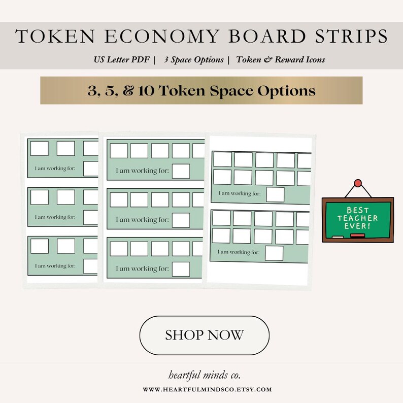 Printable Token Boards, Kids Reward Chart, Token Boards for Speech, ABA ...