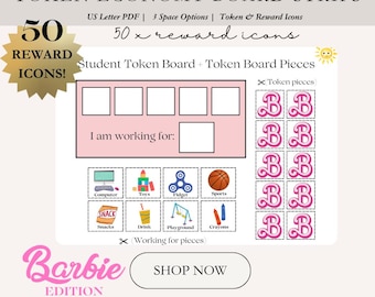 Token Board: Kids Reward Chart, ABA Special Education (PDF) - Etsy
