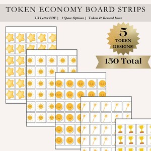 Token Board: Kids Reward Chart, ABA Special Education (PDF) - Etsy