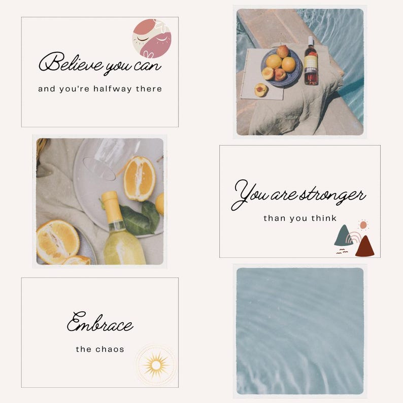 Inspirational Quote Cards, Mindfulness Cards, Inspirational Messages ...