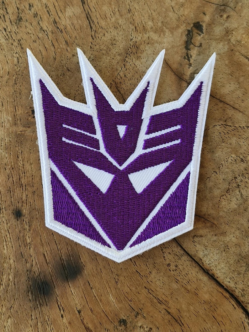Transformers Insignia, Decepticon Autobot Iron on Embroidery Patch - Etsy
