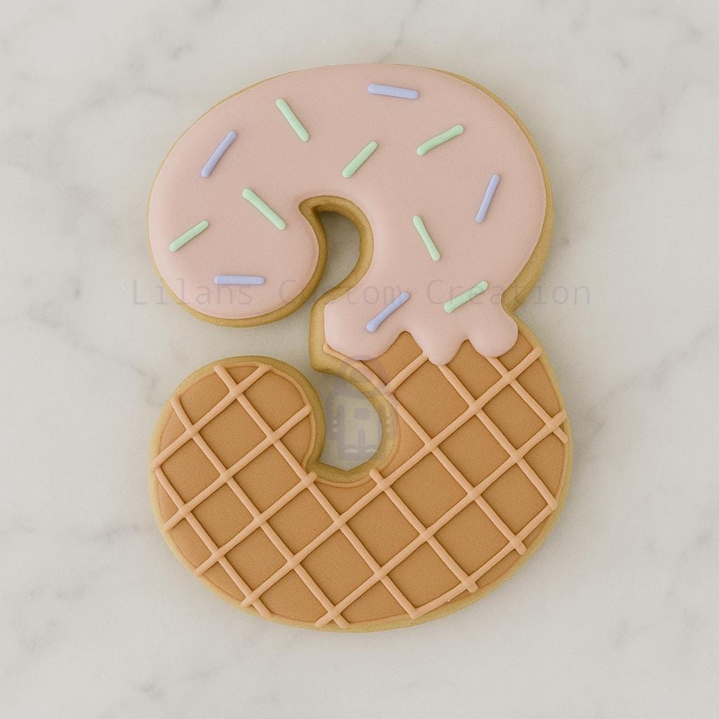 Number 3 Cookie Cutter: 3.5" Birthday Party Favor - Etsy