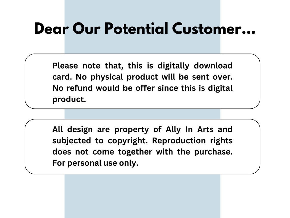 Printable Birthday Card Digital Download Card Orange Blue Yellow ...