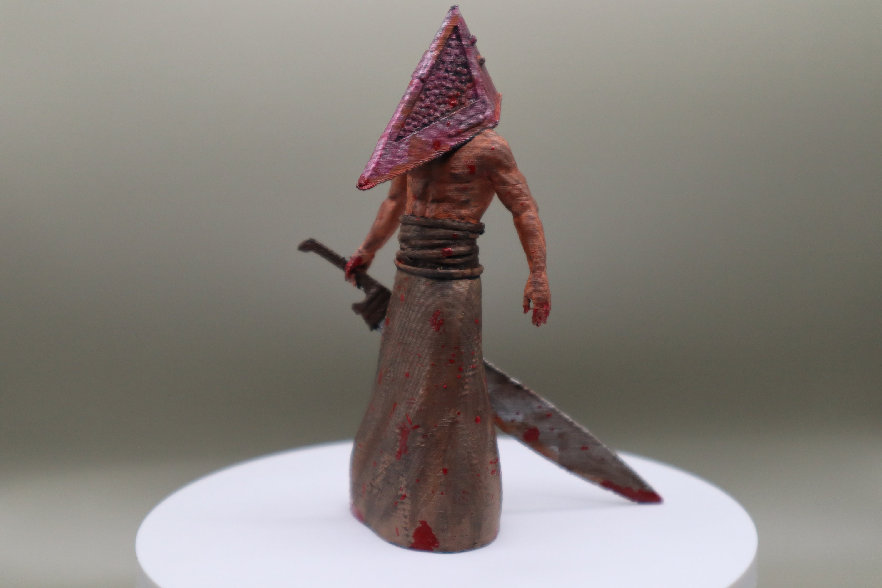 Pyramid Head Figure 3D Printed and Hand Painted - Etsy
