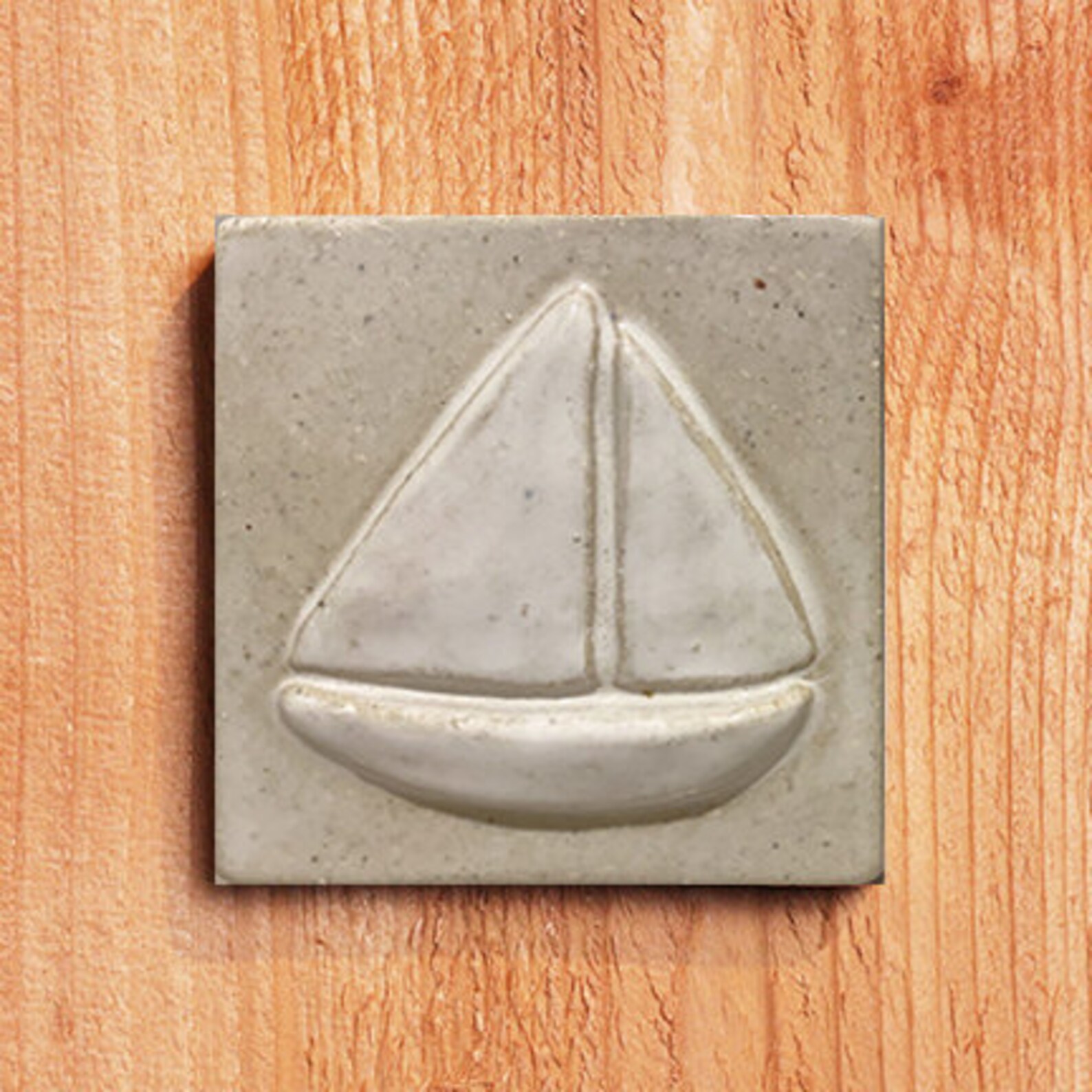3x3 Sail Boat Tile Comes With a Hanger or Request With No - Etsy