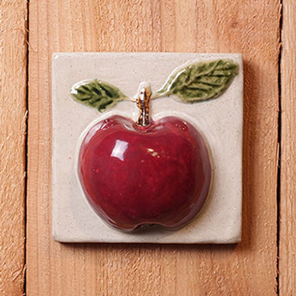 Apple Ceramic Tiles - Etsy